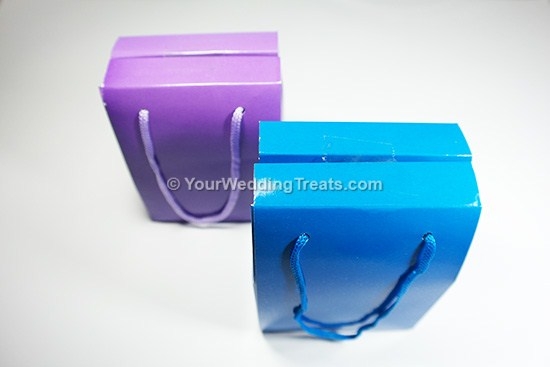 Mini Foldable Paper Bag (2 colors) | Your Wedding Treats